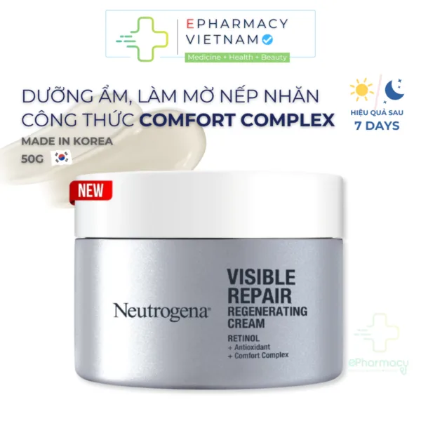 Kem Dưỡng Retinol NEUTROGENA Visible Repair Regenerating Cream Xóa Mờ ...